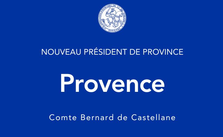NOUVEAU : Nomination d'un nouveau Président de Province